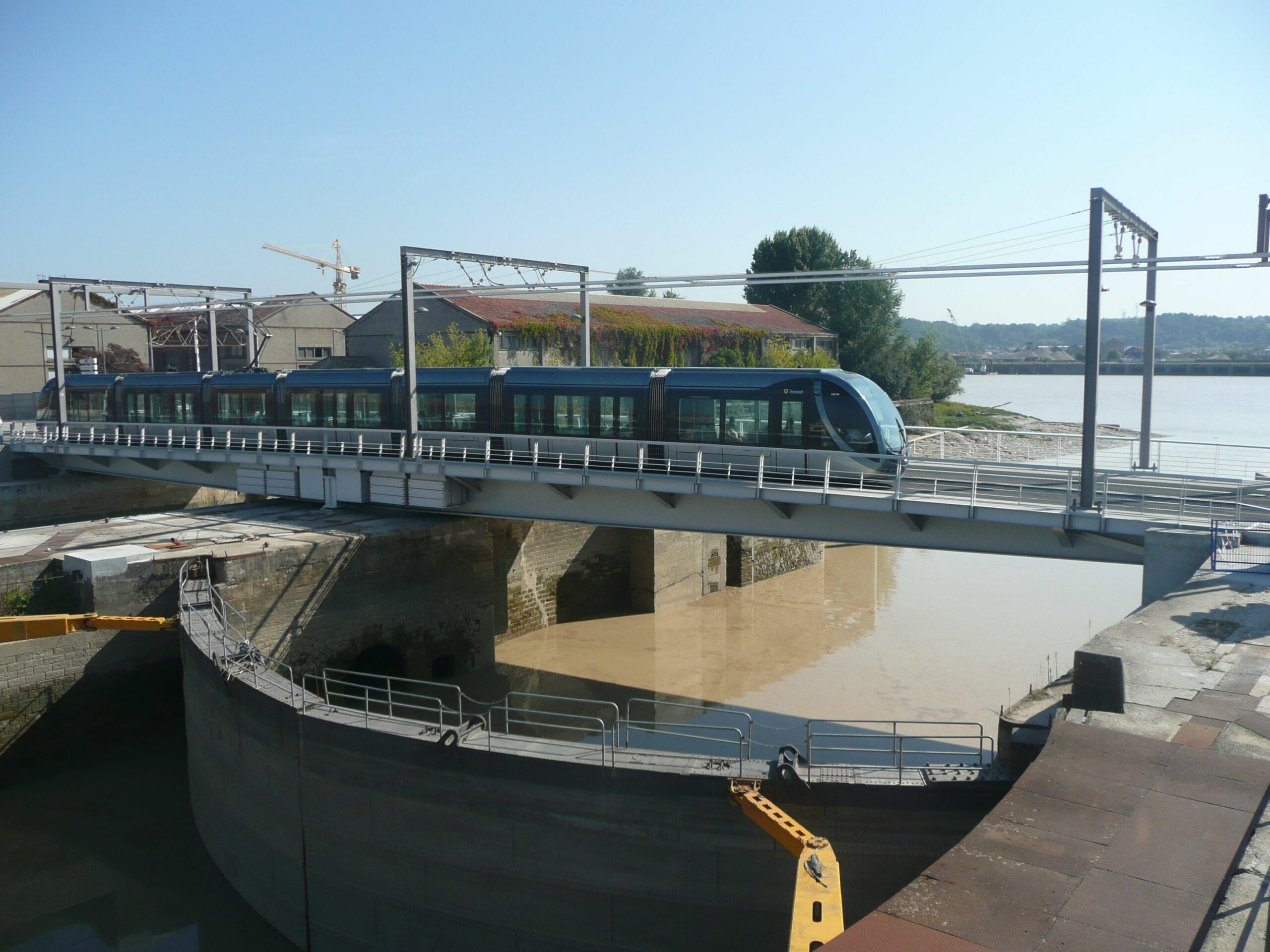 Pont tournant principal Bacalan Bordeaux (33) - Setec Ism